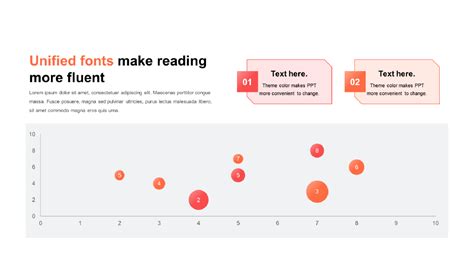 多色渐变ppt气泡图 Islide