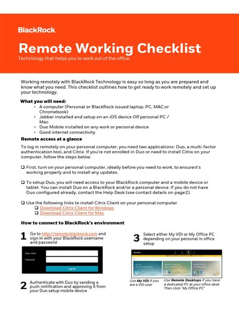 Remote Access Portal User Guide Pdf Ios Desktop Virtualization