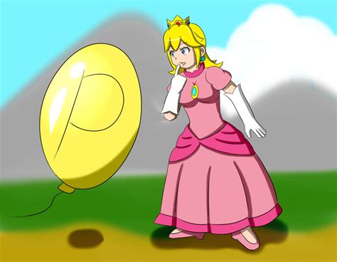 Princess Peach P Balloon