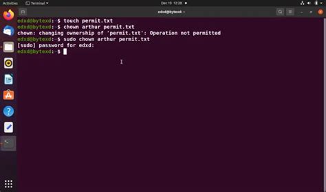 Using The Chown Command To Change File Ownership In Linux