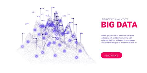 Premium Vector Big Data Background With Business Analytics Concept