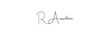 80 R Amudhan Name Signature Style Ideas Best E Sign