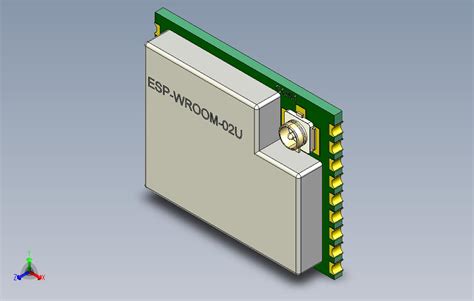 1220 Esp Wroom 02wifi模块solidworks 2018模型图纸下载 懒石网