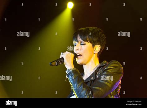 German Singer Nena Performs In Kempten Germany January Photo Andreas Ellinger Stock