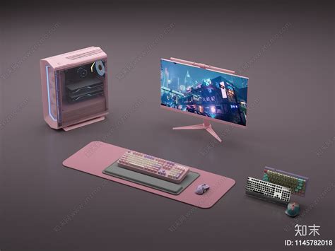 电脑组合3d模型下载【id 1145782018】 知末3d模型网