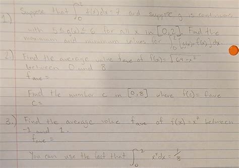 Solved Suppose That F X Dx And Suppose G Is Continuous Chegg Com