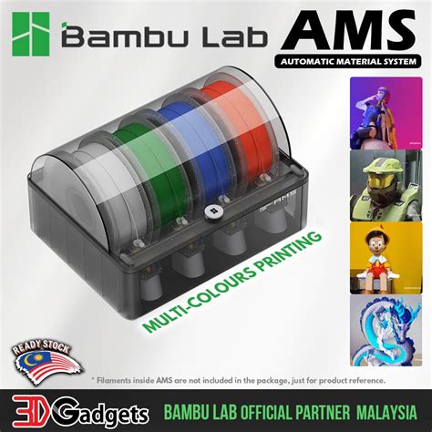 Bambu Lab Ams Automatic Material System For Multiple Colours Printing