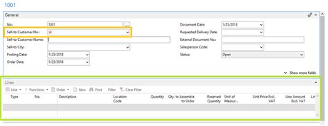 Disable Subform Based On Header Conditions In Dynamics Nav 2017 By