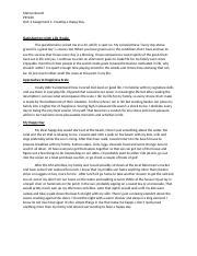 U A Malvyn Bacott Docx Malvyn Bacot PSY Unit Assignment Creating A Happy Day