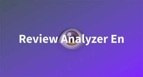 Review Analyzer En A Hugging Face Space By Heysho