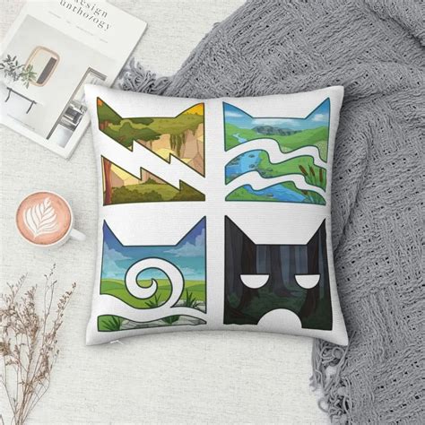 Classic Four Warriors Warrior Cats Logo Pillowcase Polyester Pillows