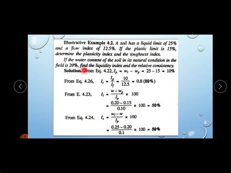 Plasticity Index Formula
