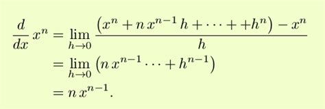 World Web Math Derivatives Of Polynomials
