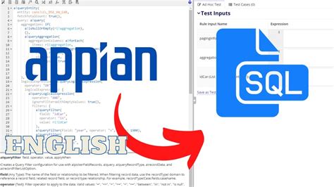 Appian Hacks Appian Query To Sql Query English Youtube