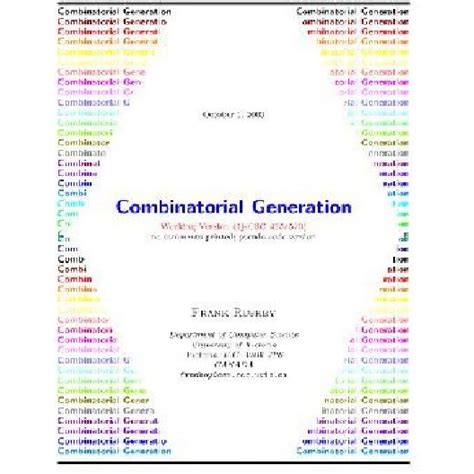 خرید و قیمت دانلود کتاب Combinatorial Generation ترب