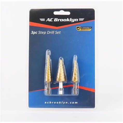 Ac Brooklyn Step Drill Set Small Pack Of 3 Ted Johnsons
