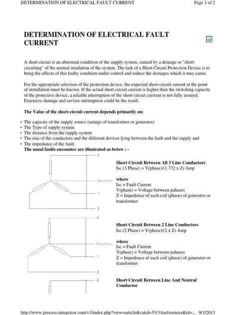 Fault Calculation Pdf Electric Current Transformer