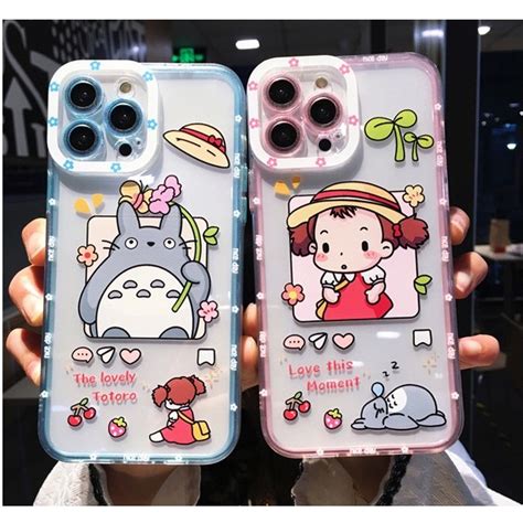Capa De Celular Flex Vel Transparente Totoro Para Samsung A M A A S A A S A S A M
