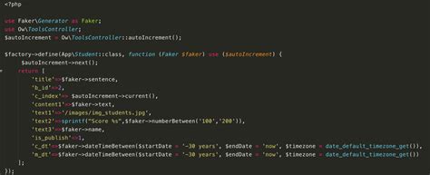 Laravel Thought Organization From Model To Databaseseeder