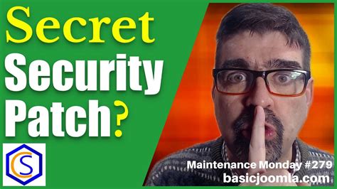 secret security patch for end of life joomla 3 10 12 🛠 mm 279 youtube