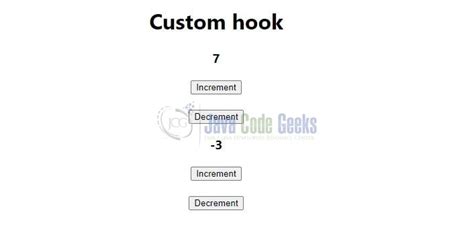 Custom Hooks In React Js Java Code Geeks