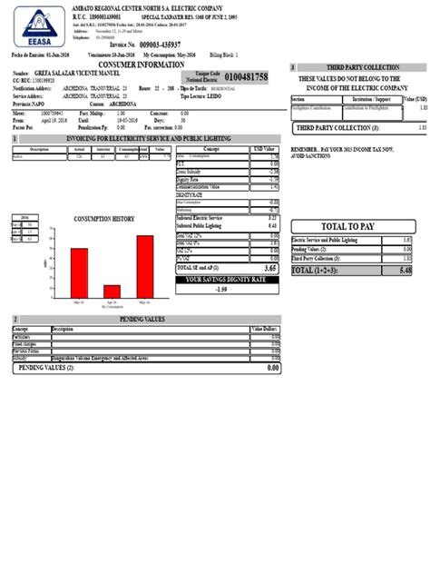 Electricity Bill Format Pdf Public Finance Economies