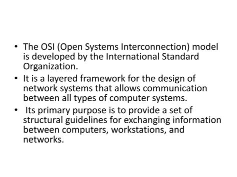 Computer Network Layers PPTX