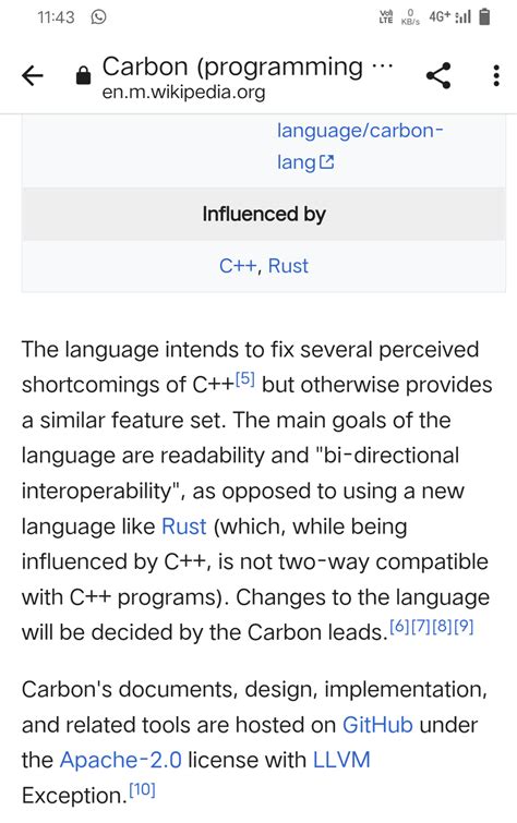 Is Carbon Language An Alternative To The C Researchgate