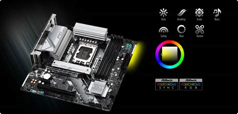 เมนบอร์ด Asrock Mainboard B760m Pro Rs D4 Ddr4 Lga 1700