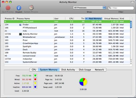 OS X Memory Issues Jonathan Laliberte