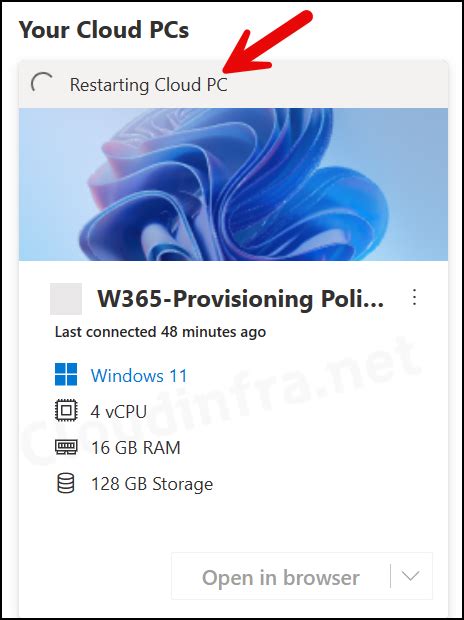 4 Ways To Restart A Windows 365 Cloud Pc Intune