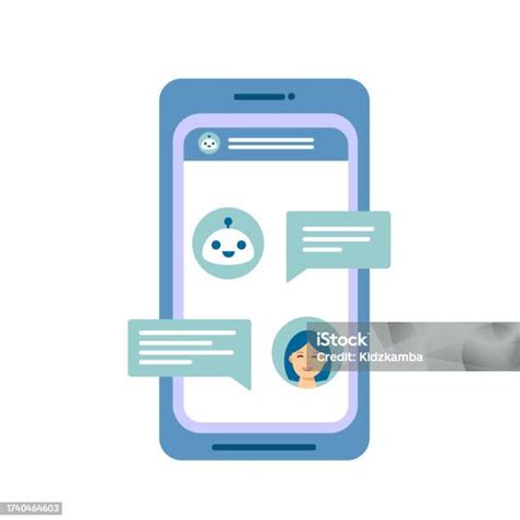 Chat Bot On Phone Concept Virtual Assistant Bot In Mobile Customer Support Service Chat Bot