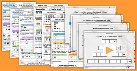 Simple Tally Chart Worksheets