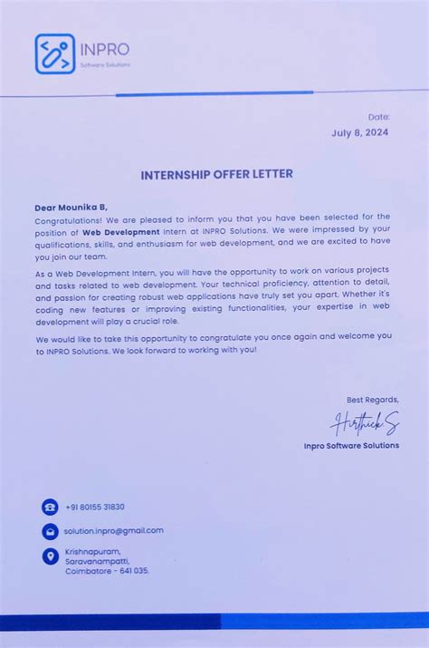 Mounika Baburajan On Linkedin Webdevelopment Internship Careergrowth Learningjourney