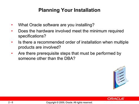 Installing Your Oracle Software Ppt