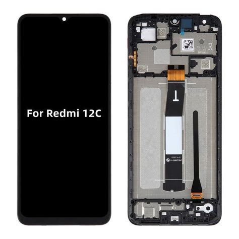 For Xiaomi Redmi 12c Lcd With Frame Original Mobile Phone Display Touch Screen Digitizer
