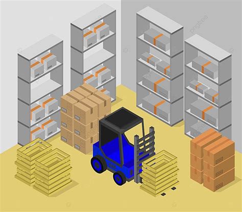 창고 그림 물류 운송 지게차 노동자 디자인 화물 배경 일러스트 및 사진 무료 다운로드 Pngtree