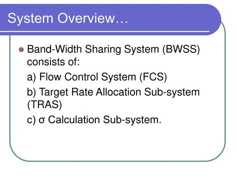 ppt receiver driven bandwidth sharing for tcp powerpoint presentation