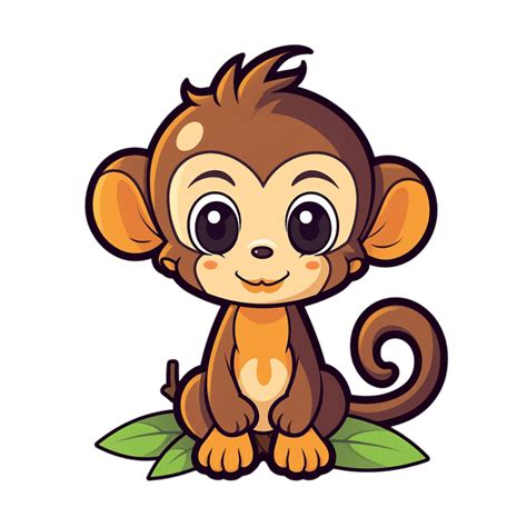 Cute Monkey Cartoon Pngs For Free Download