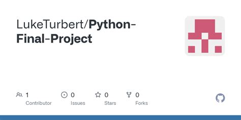 github luketurbert python final project