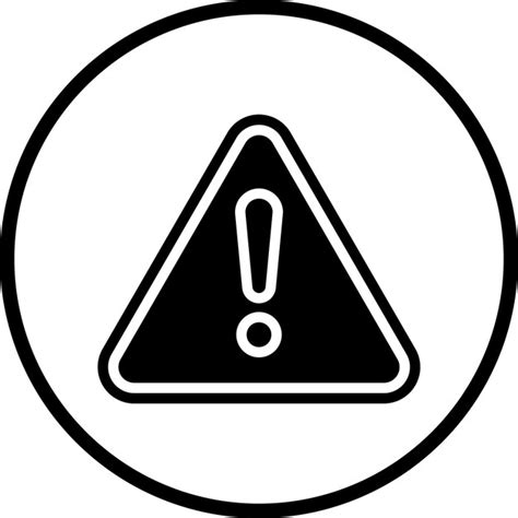 Premium Vector Warning Icon Style