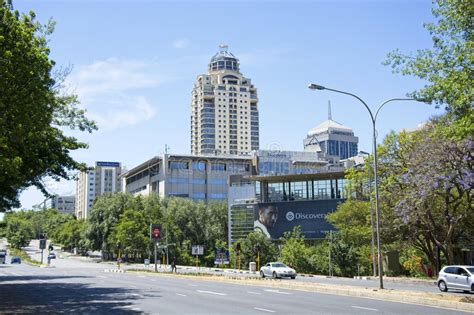 View Of The Sandton Central Business District Buildings From West