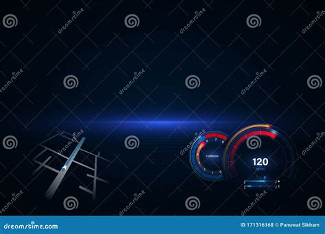 futuristic user interface dashboard hud ui abstract virtual graphic