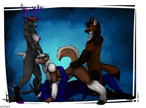 Rule 34 2011 Antlers Bisexual Breast Lick Breasts Cervine Closed Eyes