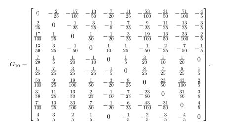 Horizontal Alignment How To Increase Spacing Between Two Rows In A Large Matrix TeX LaTeX