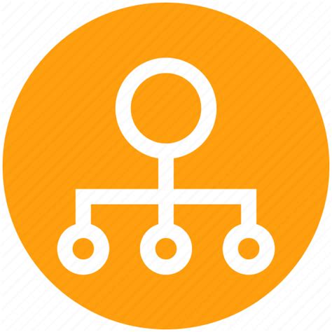 Communication Connection Hierarchy Network Sharing Structure Icon