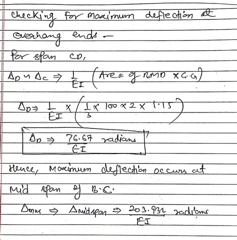 [solved] Solve Using Moment Area Method Determine The Deflection At The Course Hero