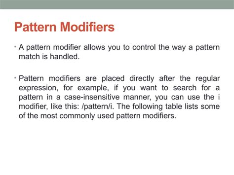 Regular Expressions In Php Programming Languagepptx