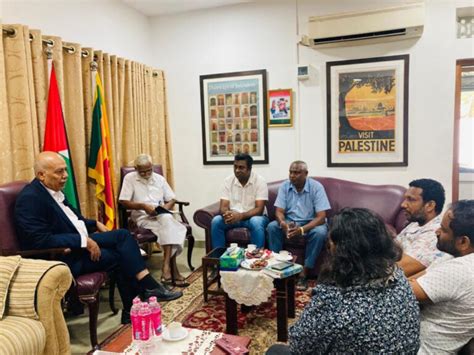 Monlar Meets Palestinian Ambassador Sri Lanka Mirror Right To Know