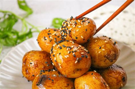 간장 알감자조림 만드는 법 백종원 알감자조림 레시피 쫀득한 간장 감자조림 반찬 만들기 네이버 블로그